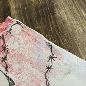 American Vintage | Shirts | Vintage 99s Grim Reaper Skeleton All Over ...